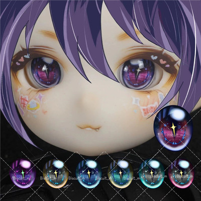 BJD娃娃眼珠卡通眼tinyfox镭射眼