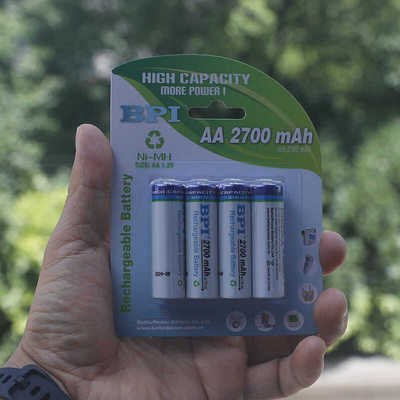 高容量5号镍氢4粒充电电池爱老公