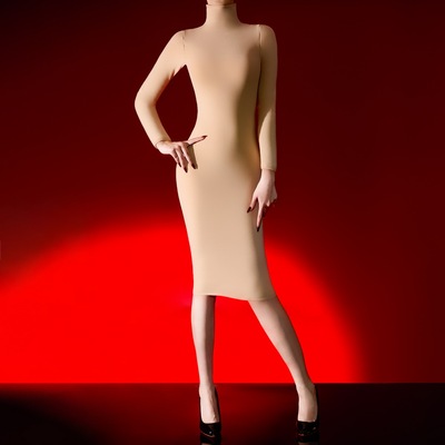 480克秋冬加绒长袖保暖睡裙