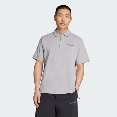 阿迪达斯户外男子户外速干运动短袖POLO衫JI8330|JI8331