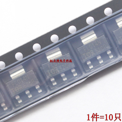 贴片三极管 FL014N IRFL014NTR 55V/1.9A SOT223 N沟道 MOSFET管