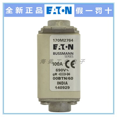 EatonBussmann 熔断器 170M2764 100A 170M2766 160A 保险丝 690V