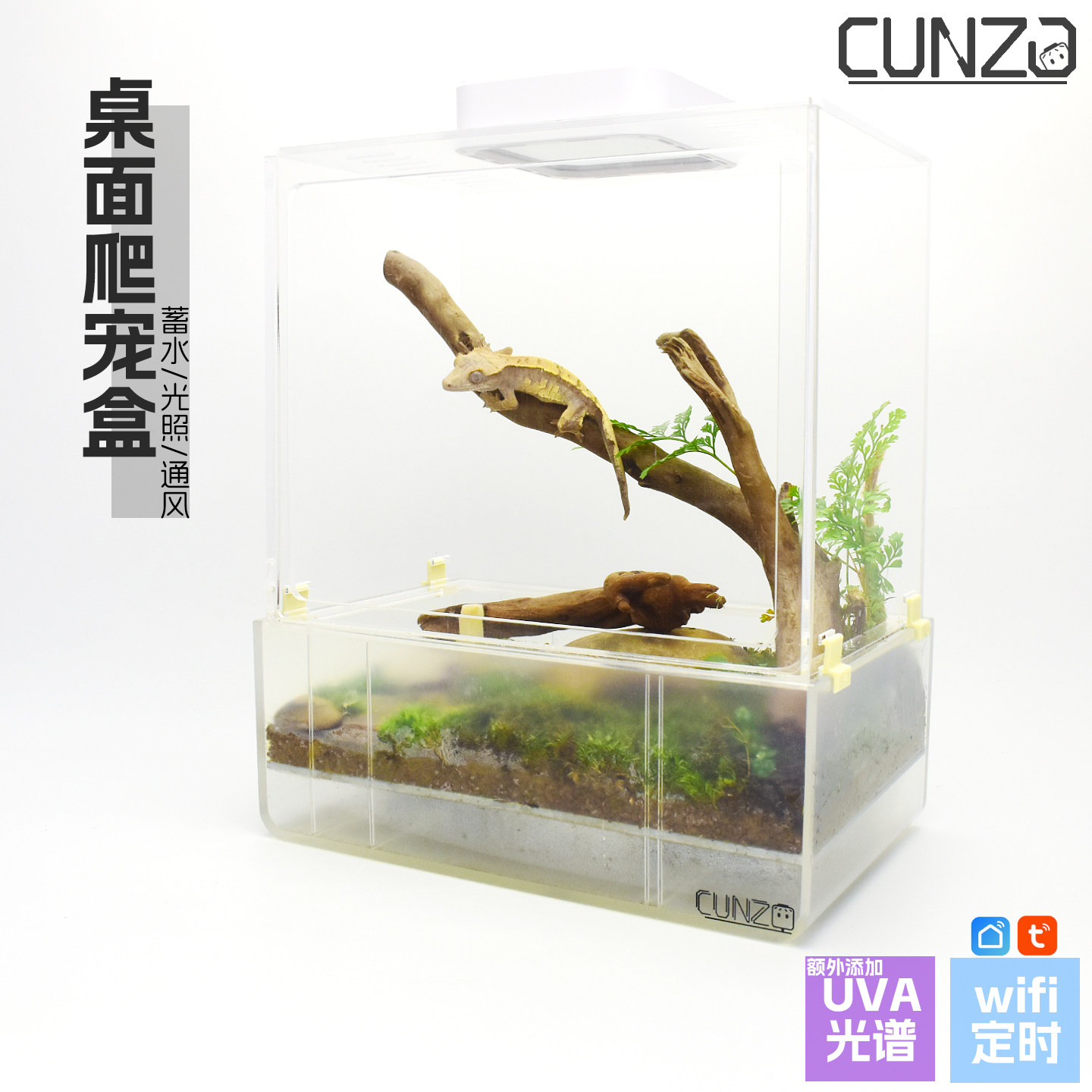 爬虫饲养盒爬宠箱蜘蛛角蛙守宫蜥蜴宠物用品蛇昆虫乌龟缸人渣盒