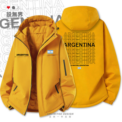 阿根廷Argentina叠字叠棉服外套