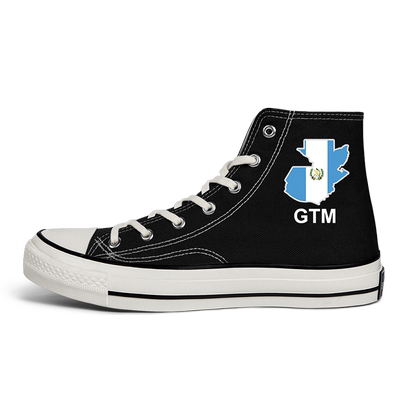 危地马拉高帮帆布鞋