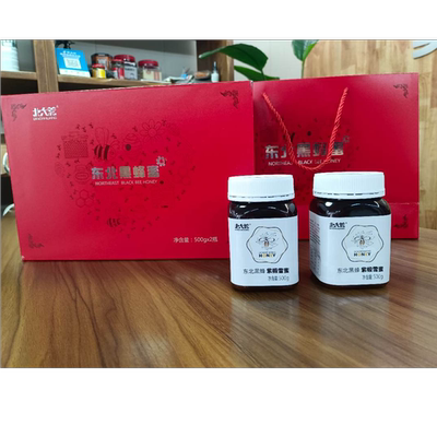 馈赠佳品北大荒紫椴雪蜜礼盒（500克*2瓶）