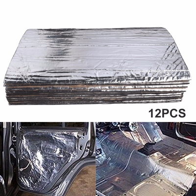 12pcs Car Hood Chassis Firewall Heat Shield Thermal Proofin
