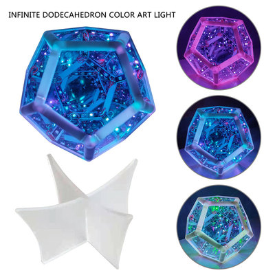 Newest Led Night Light Infinite Dodecahedron Creative 3D