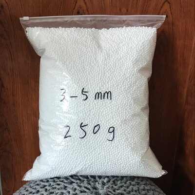 250g/500g Bean Bag Filler Foam Beads bag White Foam  Beanbag