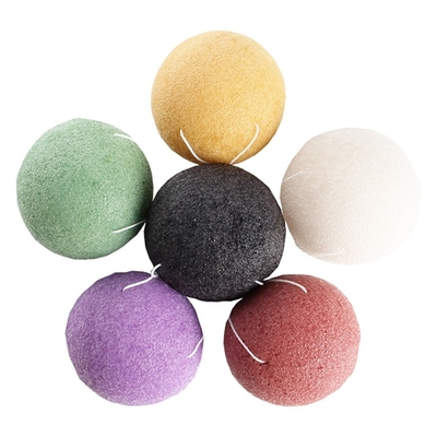 Konjac Sponge for Washing Face 6 Colors Konnyaku Facial Clea