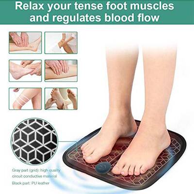 Pad-Feet Foot-Massage-Mat Blood-Circulation Electric-Ems Ten