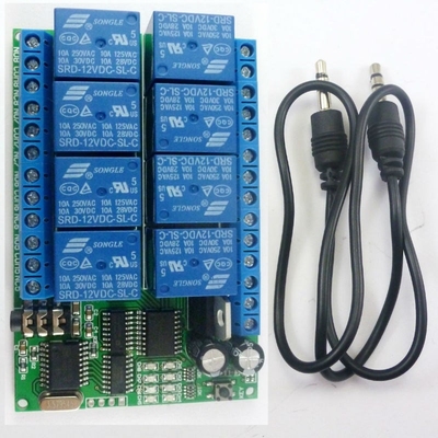 AD22A08 DC 12V 8 channels DTMF Relay MT8870 Decoder Phone Re