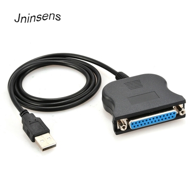 USB To 25 Pin DB25 Female IEEE 1284 Parallel Printer LPT Ada