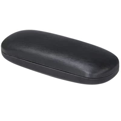Glasses Case   Black Metal and leather for Small and Medium