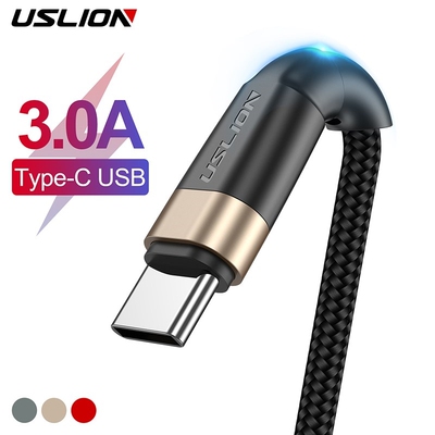 Type C USB Cable 3A  Charging USB C Data Cable Cord f