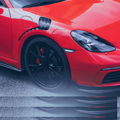 718 Cayman 卡曼\Boxster改装GT3 RS款开孔叶子板