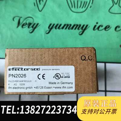 IFM 易福门 PN2026    带显示屏的压力传感器，全