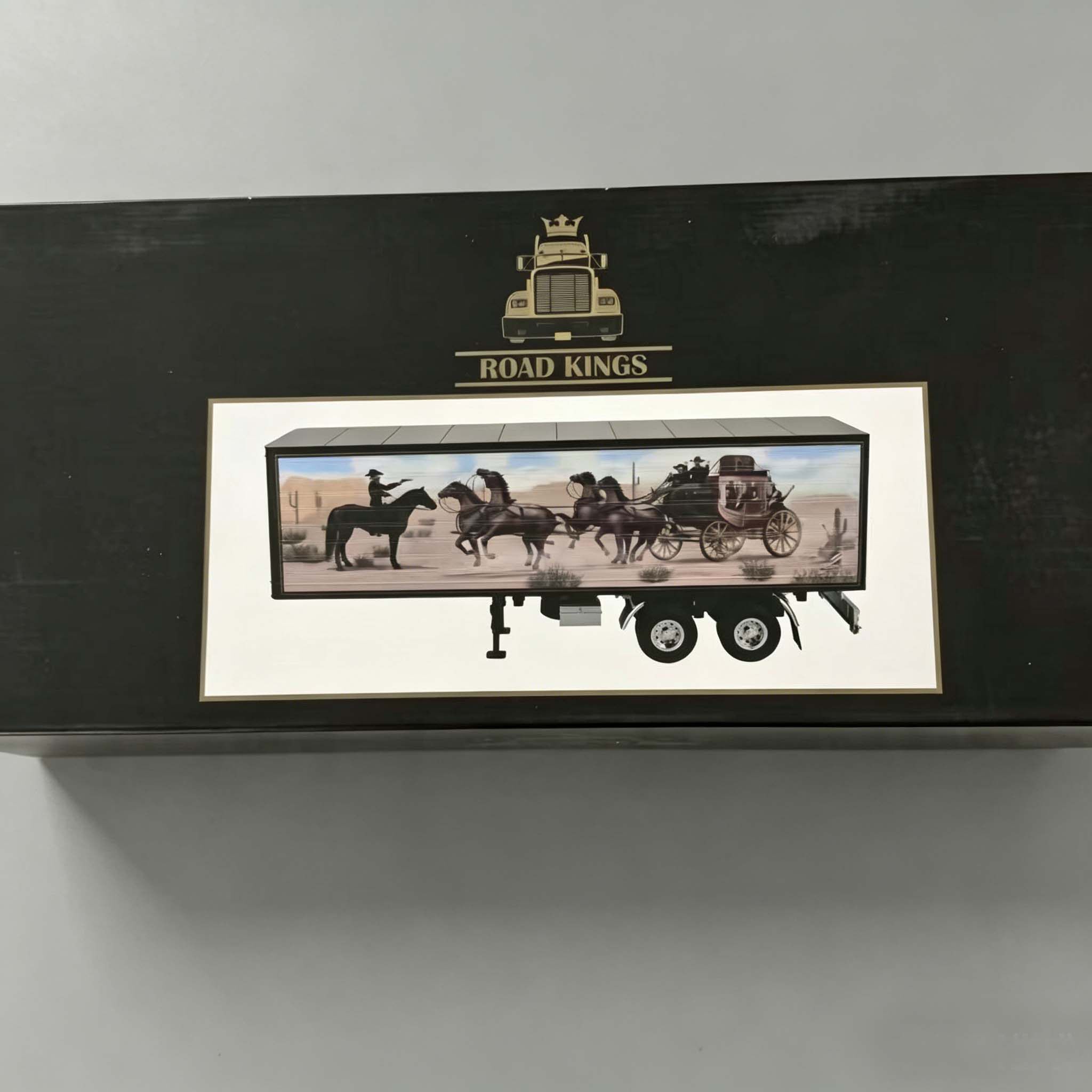 1:18 Road Kings 美式货柜半挂拖车 Semi-Trailer 合金汽车模型