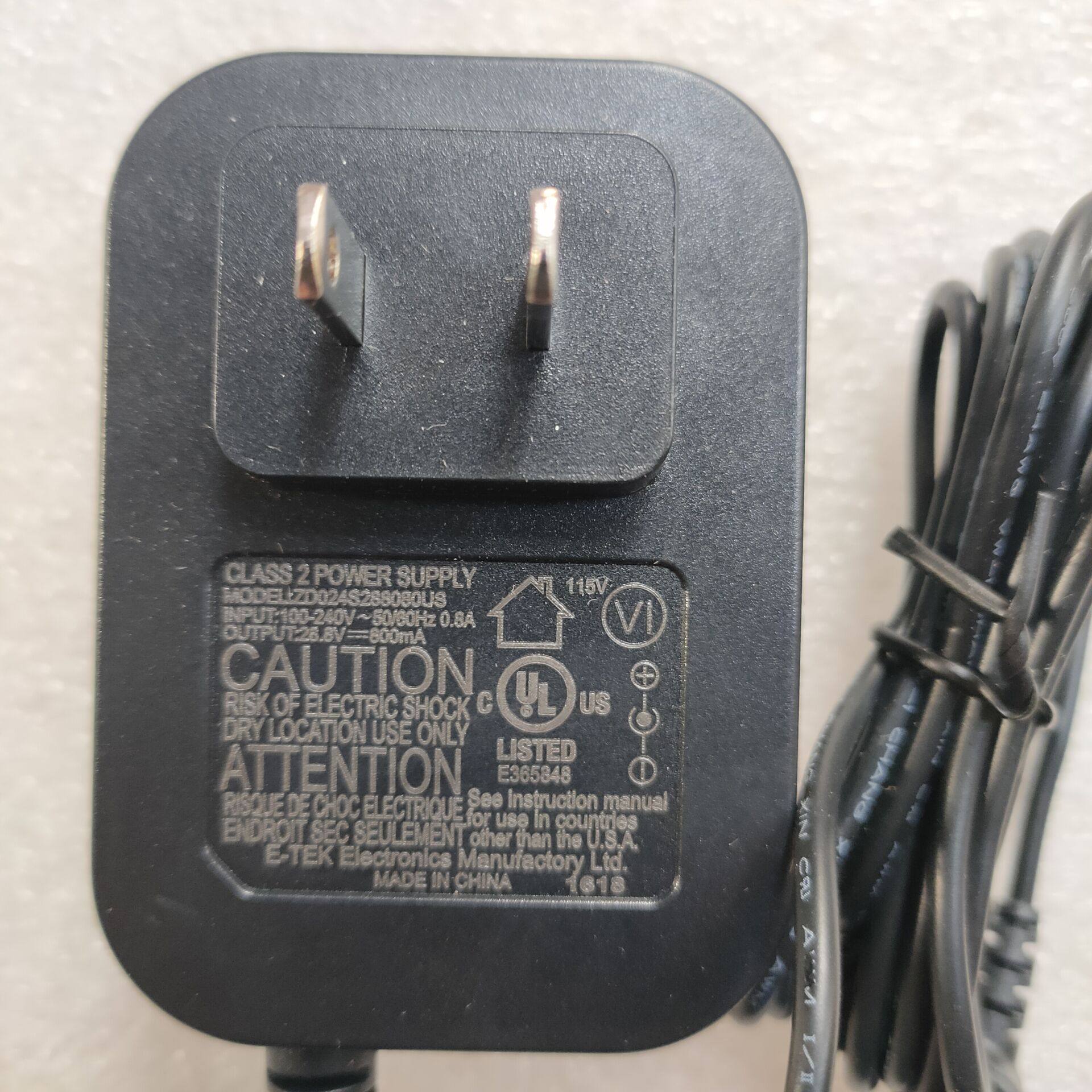 原装Shark鲨客吸尘器ZD024S288080US充电器28.8V800MA电源适配器