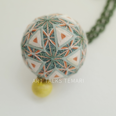 【三角星】手鞠成品挂饰|纯手工制作手鞠 日本进口植染线 伴手礼