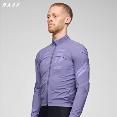【秋冬新品】MAAP 男士 Drome 系列 防风防雨骑行夹克 苍鹭紫
