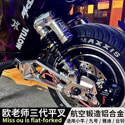 小牛九号雅迪台铃通用可调后平叉