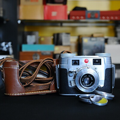 柯达印章米老鼠Kodak signet 35胶卷照相机镀膜版Ektar 44/3.5