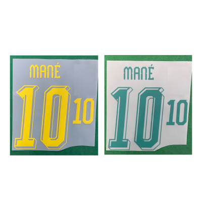 25-26塞内加尔印字主客场10号马内#10 MANE Nameset热转印印号