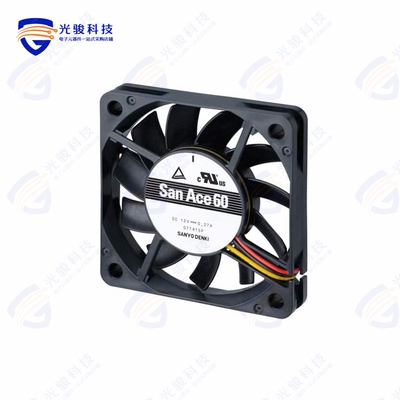 9GA0612G9001《FAN 60X10MM 12VDC TACH》