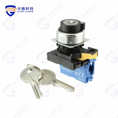 A22NK-2RM-01AA-G102 《SWITCH KEYLCK 2POS DPST 10A 120V》
