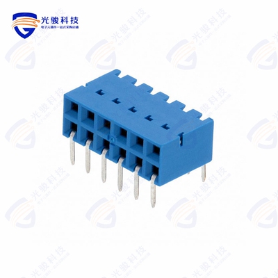 89883-306LF《CONN RCPT 12POS 0.1 GOLD PCB R/A》