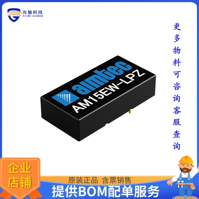AM15EW-2405SLPZ电源模块【9~36VDC 5VDC 3A 15W】