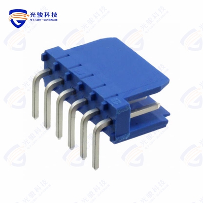 76382-406LF《CONN HEADER R/A 6POS 2.54MM》