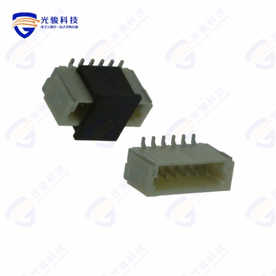 1734595-6《CONN HEADER SMD 6POS 1MM》