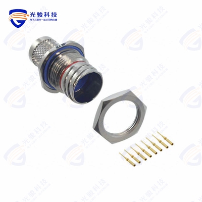 2102352-1《CONN RCPT MALE 8POS GOLD SOLDER》