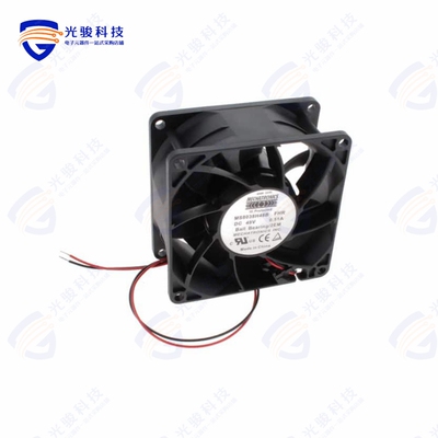 MS8038H48B-FHR-2EM《FAN AXIAL 80X80X38MM 48VDC W/ENC》
