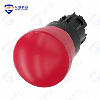 3SU10001HA200AA0 《EMERG-STOP, PUSH PULL RED MH CAP》
