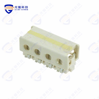 2106431-4《CONN WIRE IDC 4POS 18AWG SMD RA》