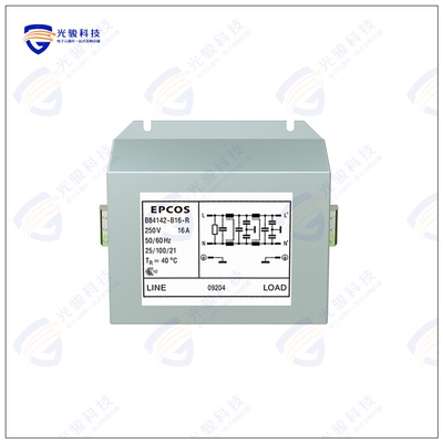 B84142B0016R000 滤波器LINE FILTER 250VAC/VDC 16A CHASS