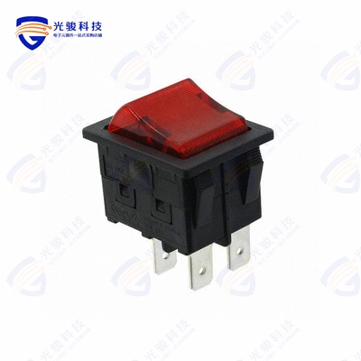 RBW2ABLKRILEF1 《SWITCH ROCKER DPST 16A 125V》