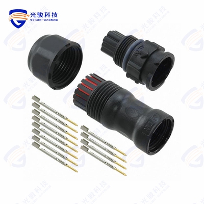 CD-12BMMA-QL8SP0《CONN RCPT MALE 12POS GOLD CRIMP》