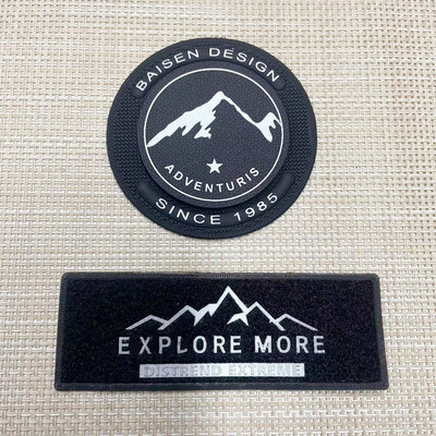 新款百搭衣服徽章羽绒服破洞修补贴DIY装饰补丁皮标皮牌