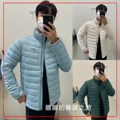 NEPA 韩国代购直邮22秋男户外立领轻质保暖内胆鹅绒羽绒服7I72021