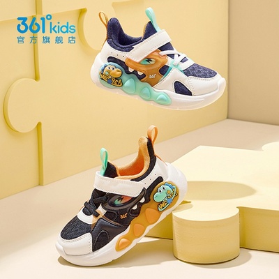 361°男幼童网面邦弹粘扣新品2025秋春运动鞋宝宝学步鞋N72535801