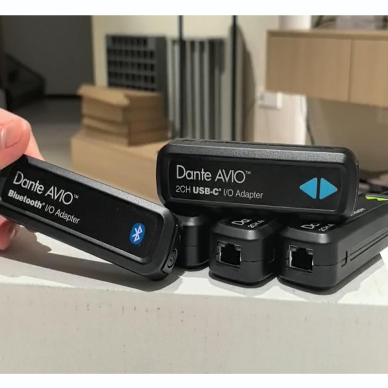 Dante AVIO 适配器模拟音频转Dante小辫子音频数模转换器Audinate