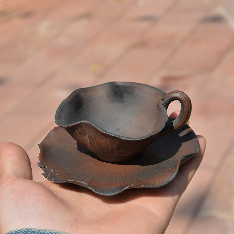 云南建水紫陶 茶杯 名家大师 余丽芬 纯手工 茶具茶道零配主人杯