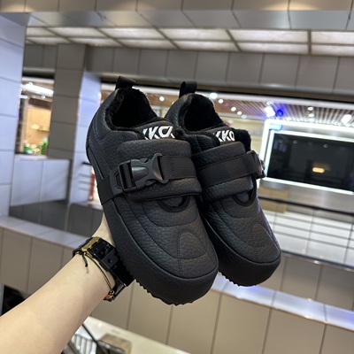 男士冬季一脚蹬加绒保暖面包棉鞋