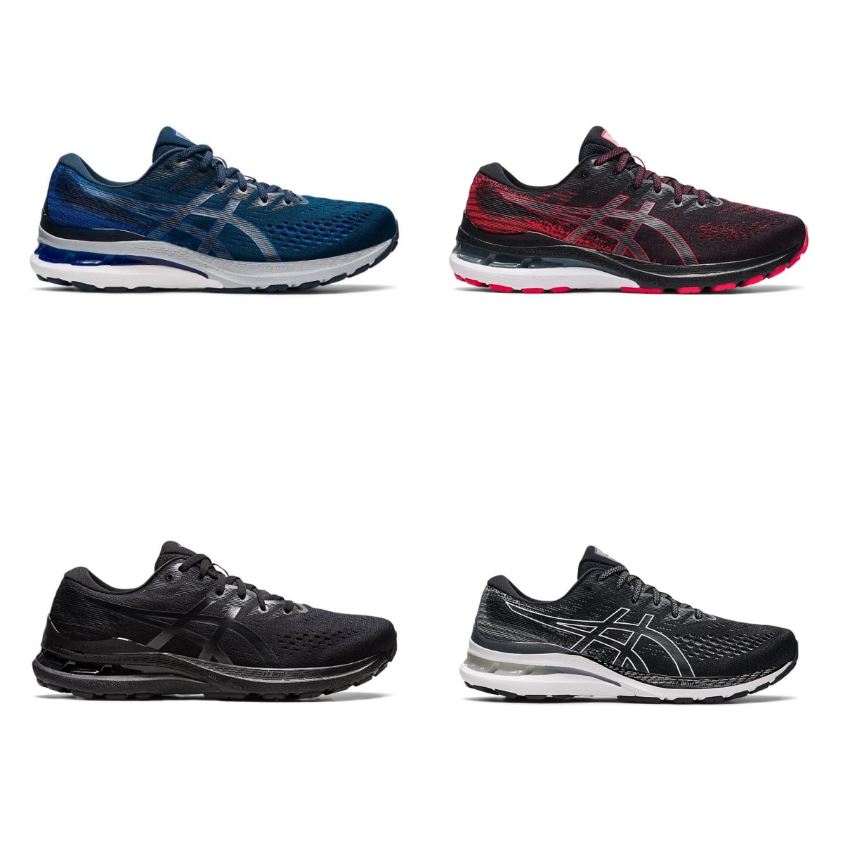 ASICS亚瑟士GEL-KAYANO 28男子K28支撑系稳定2E跑步鞋1011B188_虎窝淘