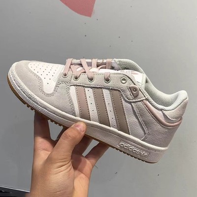 阿迪达斯s男女秋冬新款三叶草轻便百搭低帮运动休闲板鞋JI3360