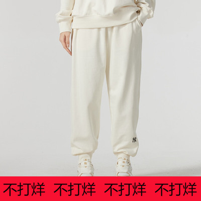 MLB/针织长裤新款男女裤休闲裤情侣运动裤束脚裤3APTB0151-50CRS